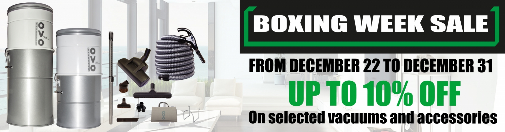 OVO Central Vacuum - The best central vacuum system in America