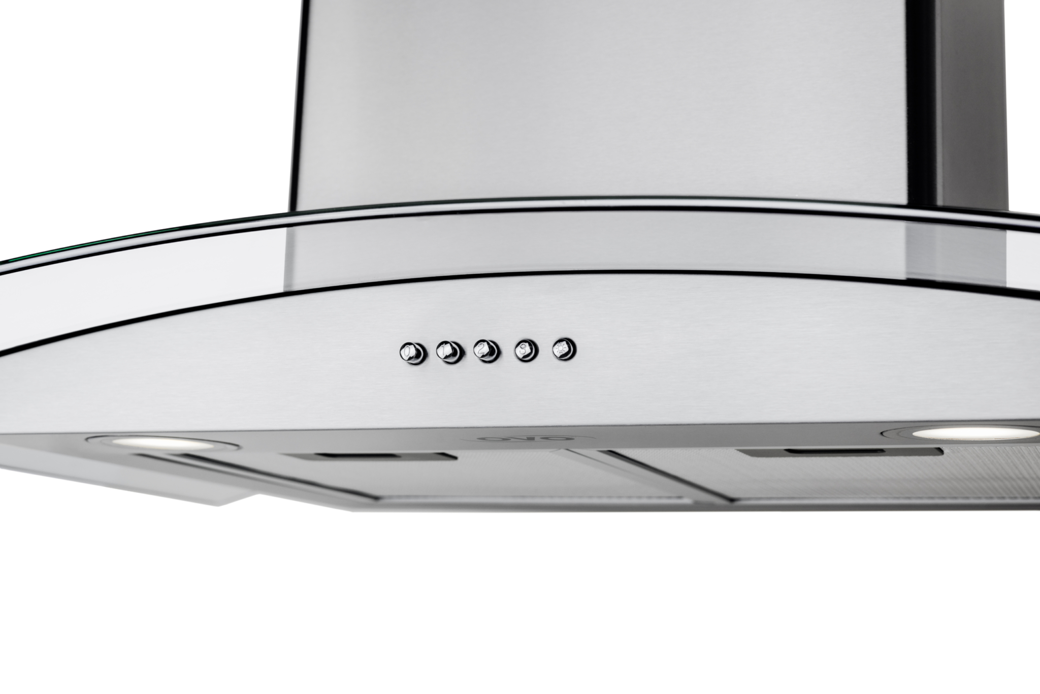 OVO 400 CFM, 30 inch, Wall Mount Range Hood Vent with 3 Speed Exhaust ...